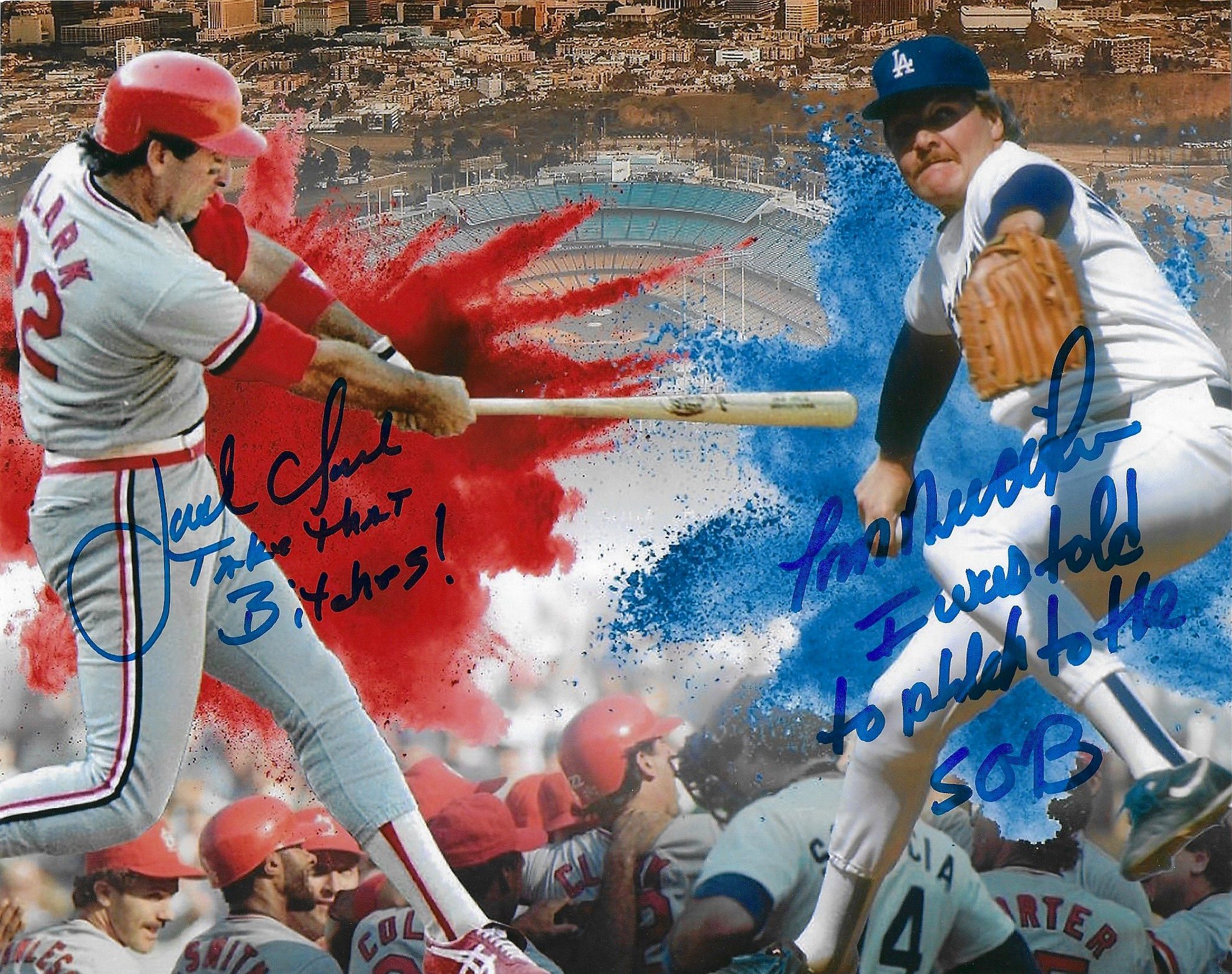 Clark, Jack & Niedenfuer, Tom 8x10 Pose 2 - STL Sports CollectorsSTL ...