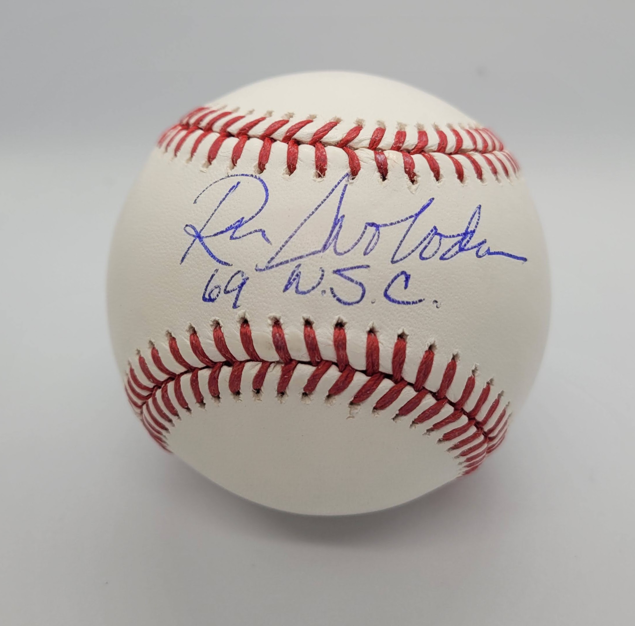 Swoboda, Ron signed Baseball (69 WSC) - STL Sports CollectorsSTL Sports ...